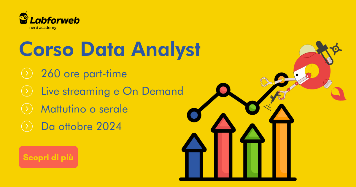Corso Data Analyst con Python | LABFORWEB